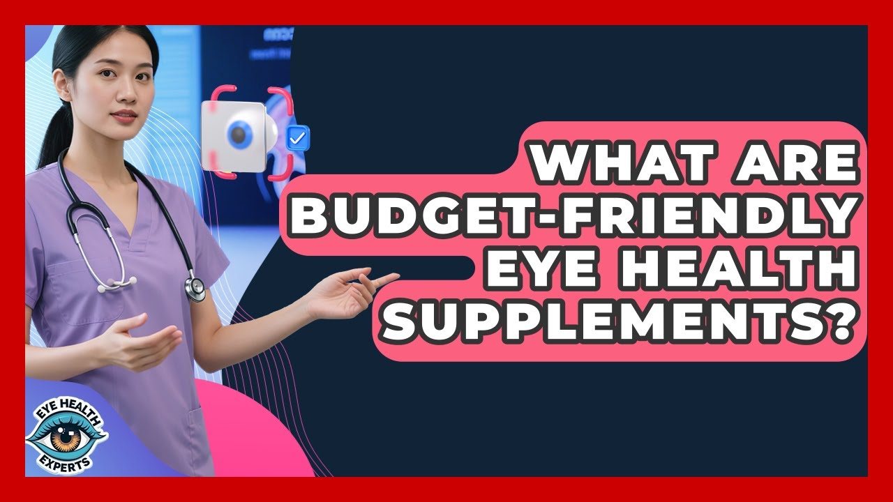 What Are Budget-friendly Eye Health Supplements? - Eye Health Experts ...