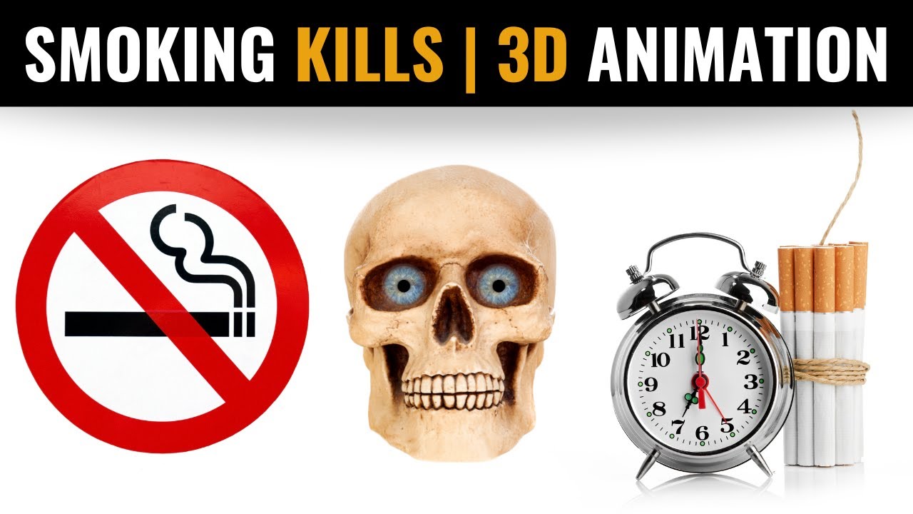 How Smoking Kills | 3D Animation | Cancers, Heart Disease, Stroke, and ...
