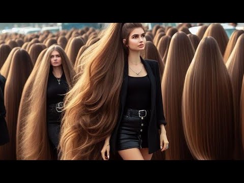 Must See!!!! 60+ models rocking their long hair in this video. - YouTube