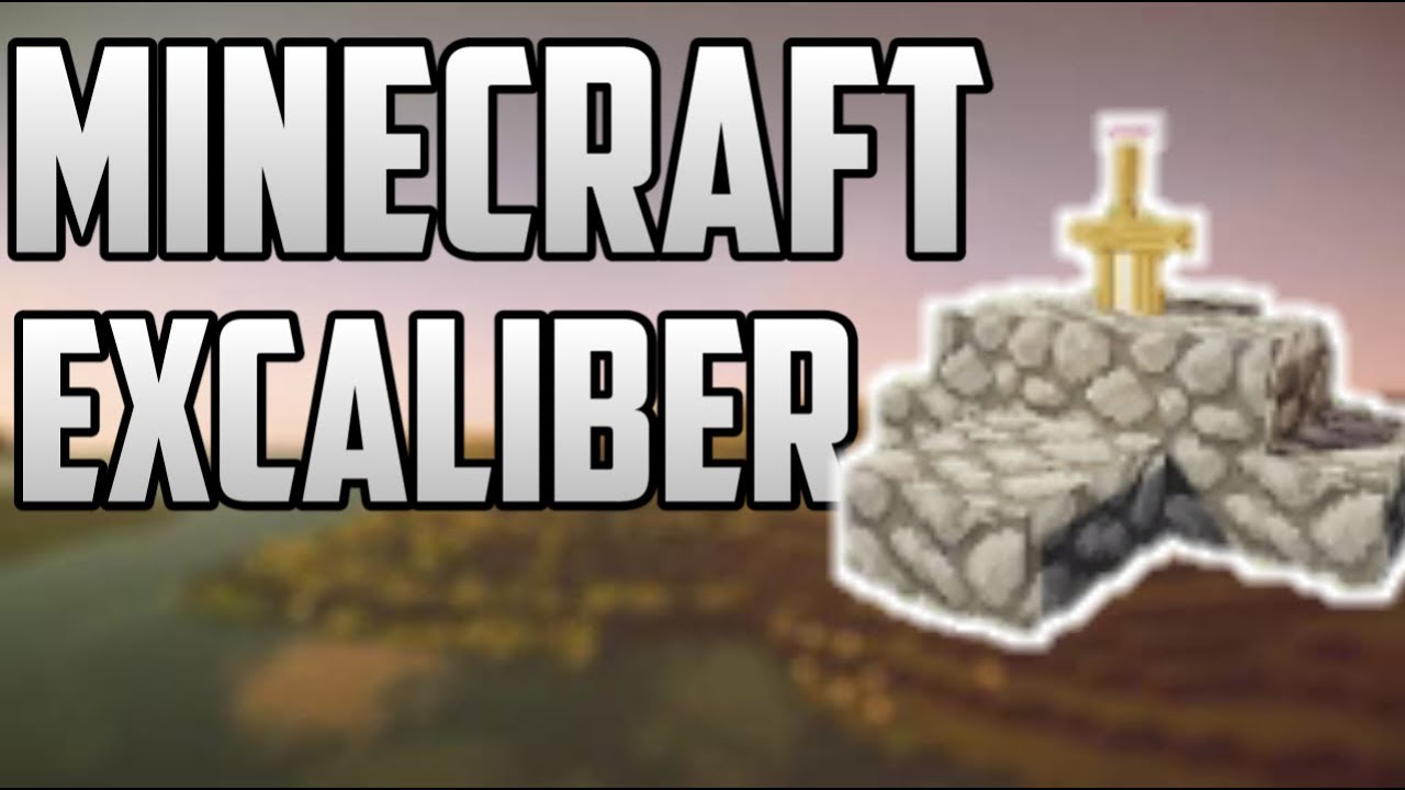 How To Make A Working Excalibur In Minecraft!! NO MODS!! - YouTube