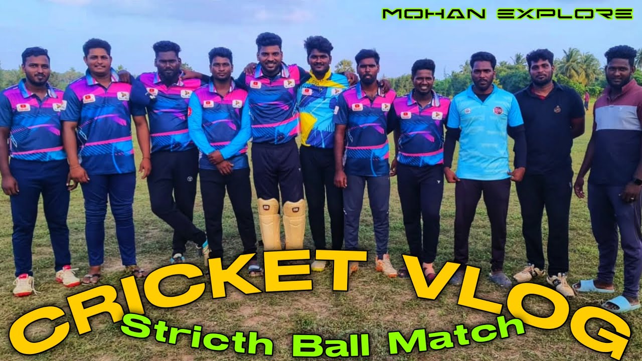 Cricket Vlog Strich Ball Match || Mohan Explore || Funny 🤣 Vlog - YouTube