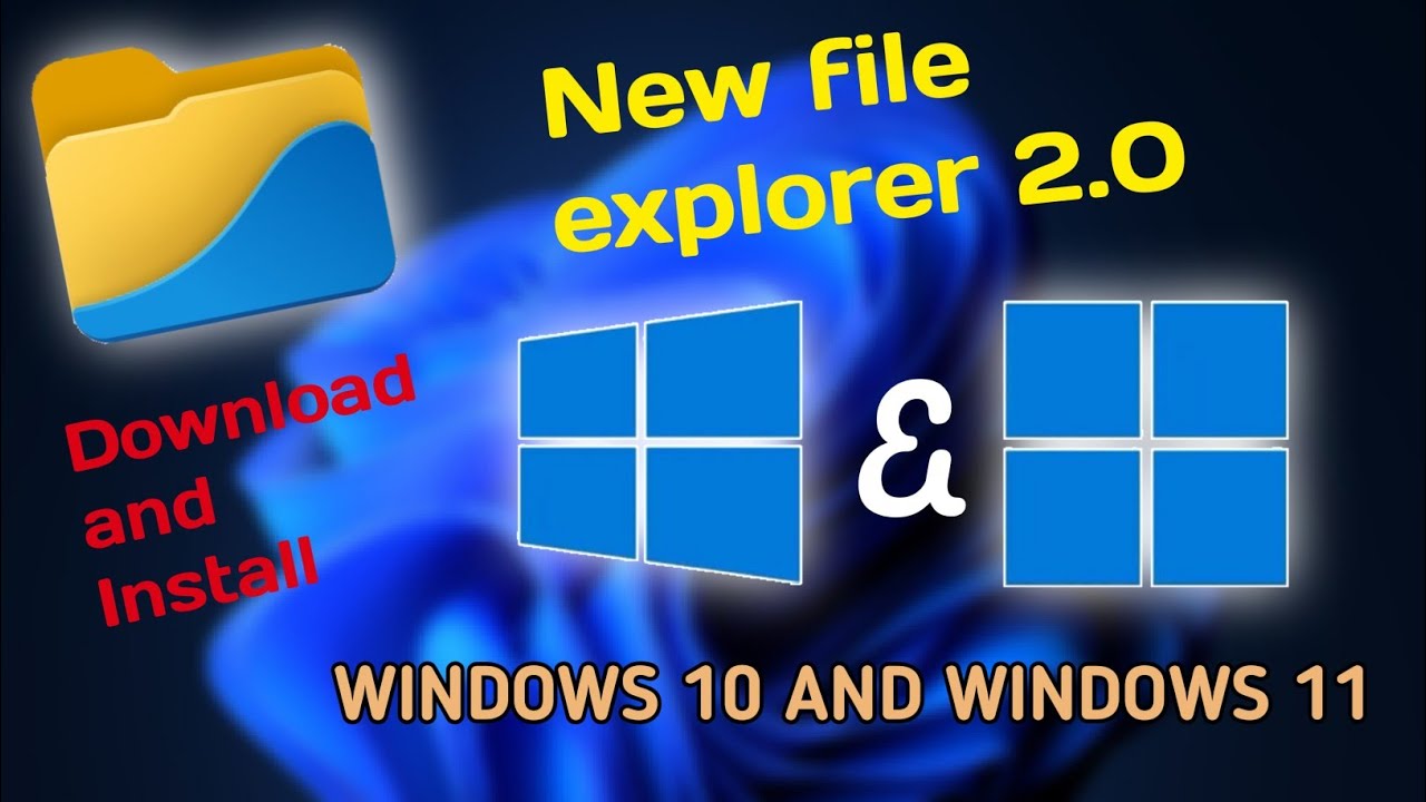 New file manager for windows 10 & 11 review (download install) - YouTube