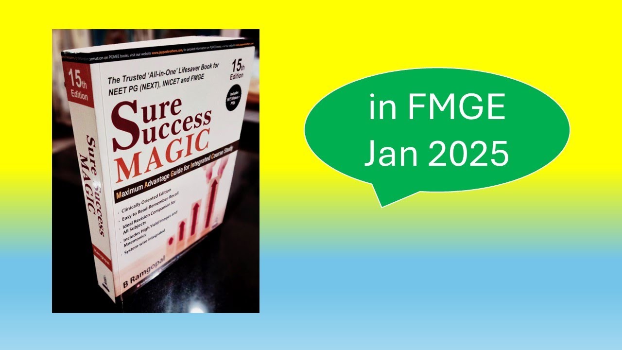 Sure Success MAGIC in FMGE Jan 25 - YouTube