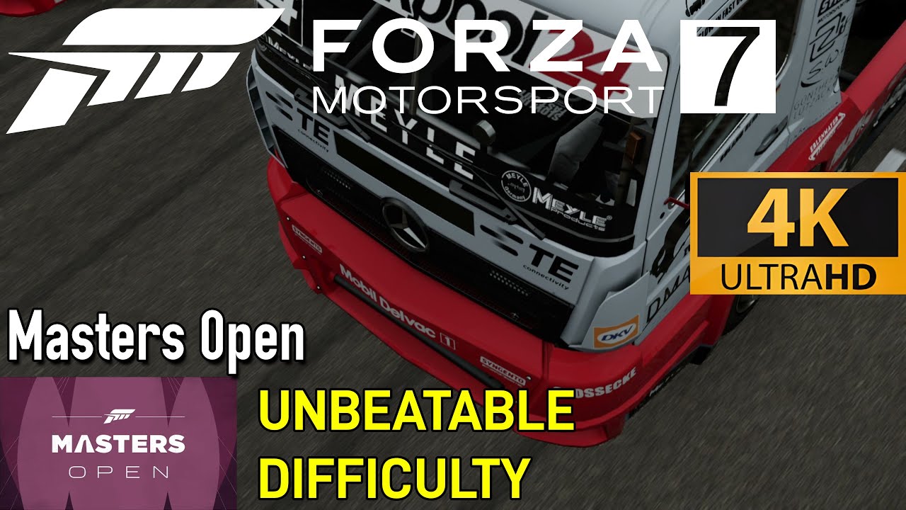 Forza Motorsport 7 - Masters Open - Unbeatable difficulty - YouTube