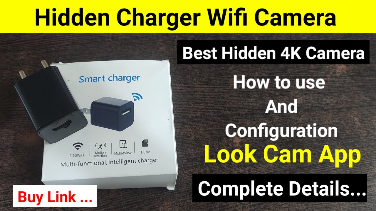 Wifi mini hidden camera| Hidden charger CCTV camera| Lookcam camera ...