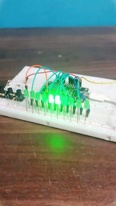 LED RUNNING CHASER using Arduino #arduino - YouTube