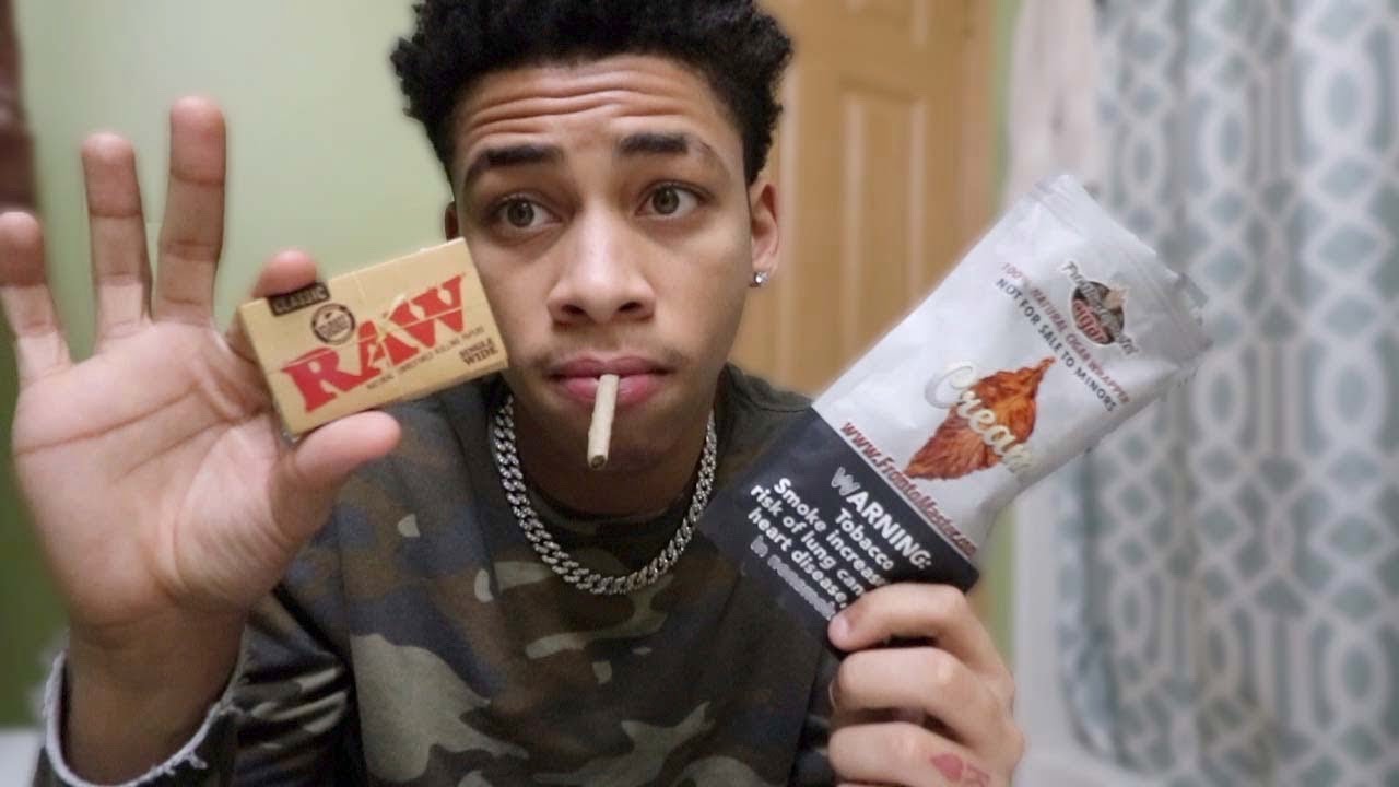 HOW TO ROLL A FRONTO LEAF FOR BEGINNERS!!! - YouTube