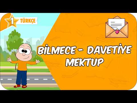 Bilmece - Davetiye - Mektup 📙 1. Sınıf Türkçe #2026