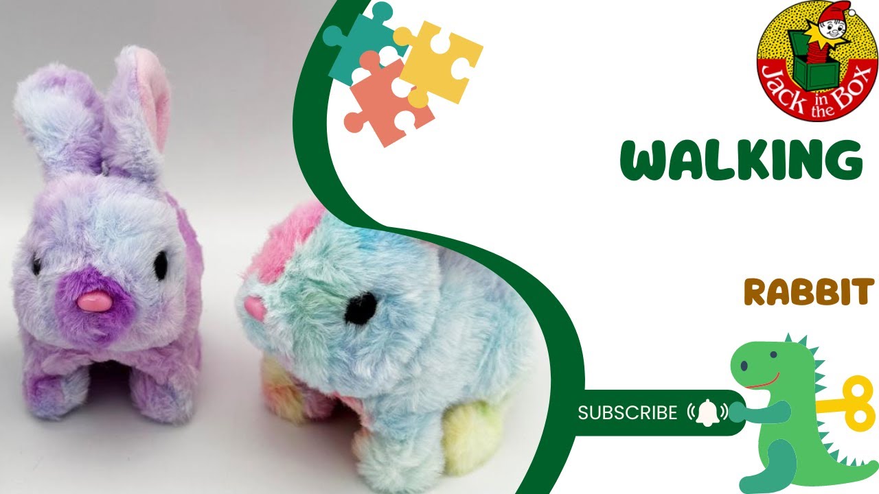 Hop into hilarity with the Walking Rabbit Plush – 17cm - YouTube