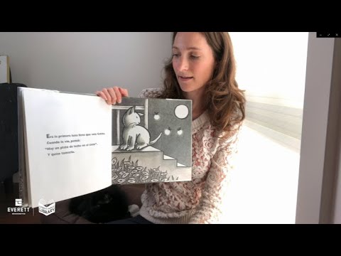 Hora de cuentos: La primera luna llena de gatita - YouTube