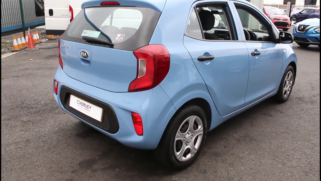Kia | Picanto | 1.0 1 5dr | Blue | CX18UTO - YouTube