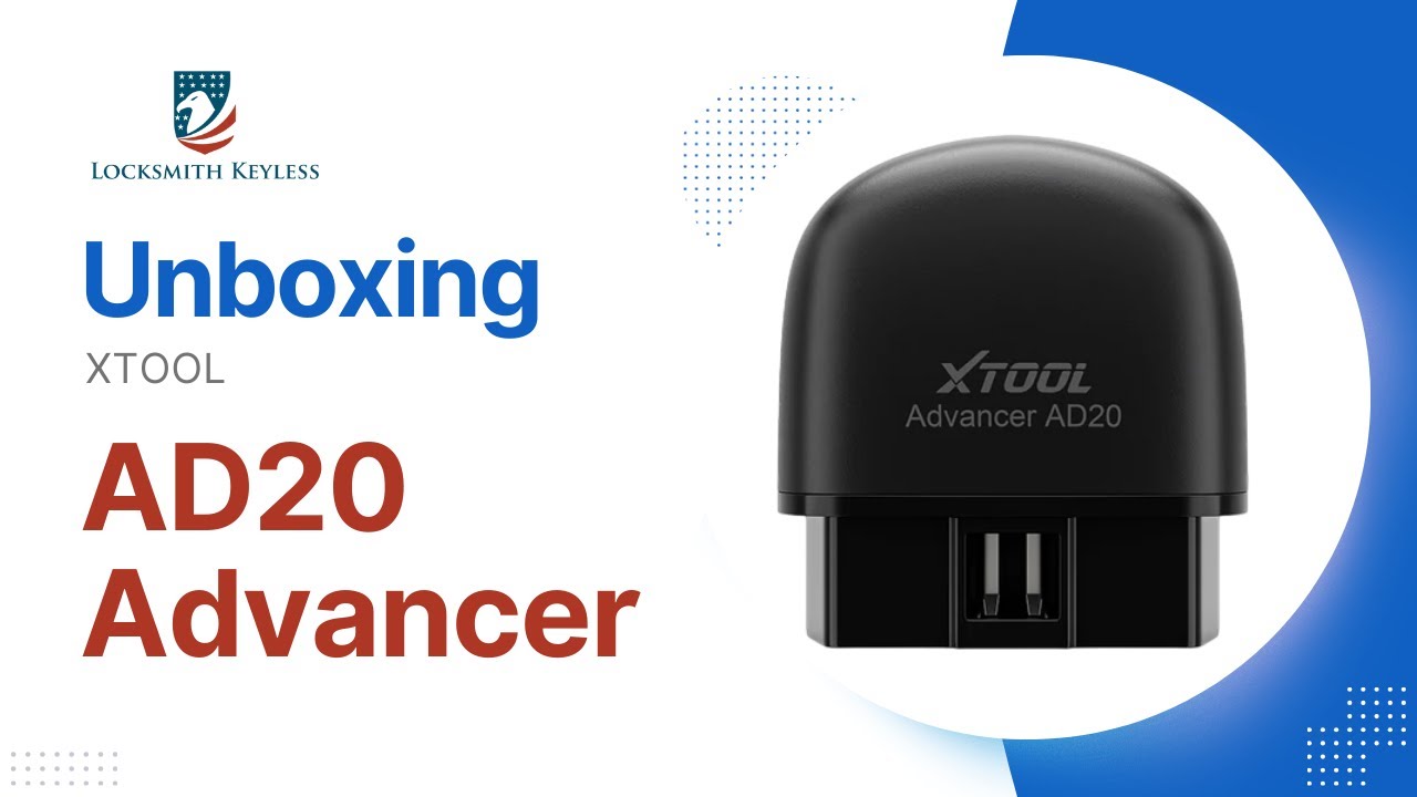 XTOOL - AD20 Advancer - Unboxing - YouTube