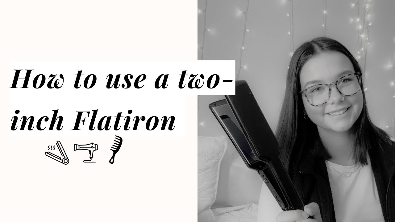 Two-inch Flatiron tutorial + fall hairstyle - YouTube