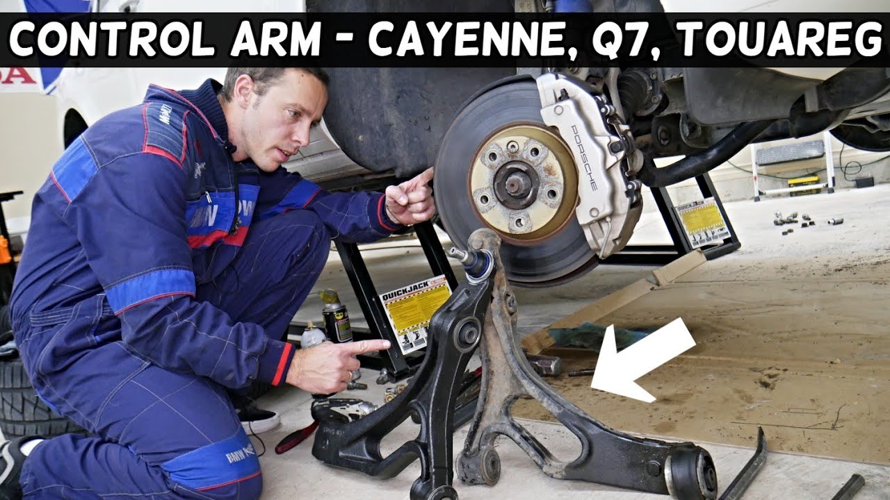 FRONT CONTROL ARM REPLACEMENT PORSCHE CAYENNE, AUDI Q7, VW TOUAREG ...