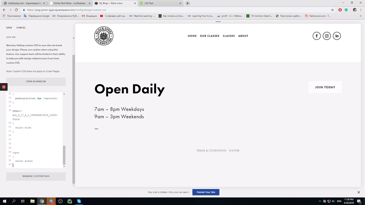 Change Comment Box Background Color | Squarespace Tutorial - YouTube