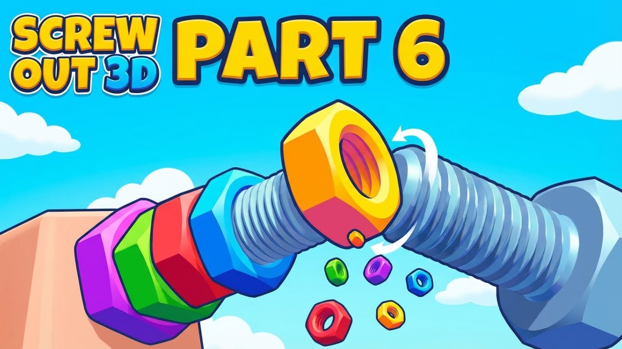 Screw Out 3D: Nut Sort Jam - Part 6 - What's Inside This Puzzle? - YouTube
