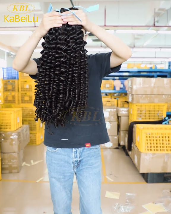 KBL Hair (Kabeilu hair factory) long inch hair : 40inch straight bundles - YouTube