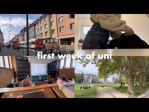 Uni Life in Germany | my first week as a master's student 👩🏻‍💻📖
