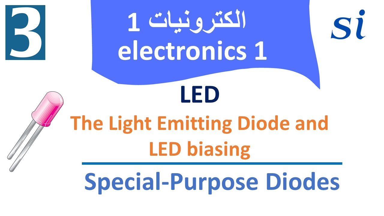 1 The Light Emitting Diode LED and LED biasing - YouTube