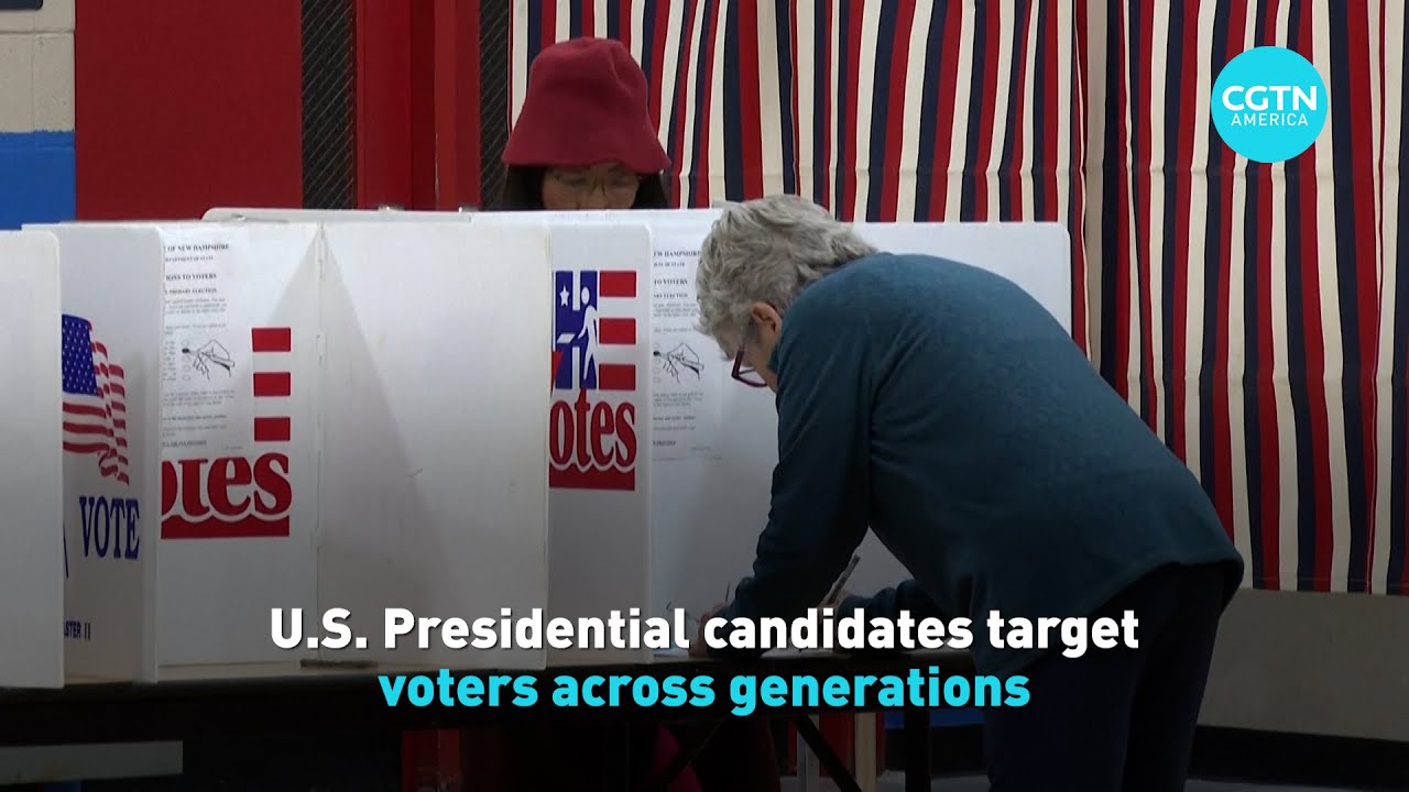U.S. Presidential candidates target voters across generations - YouTube