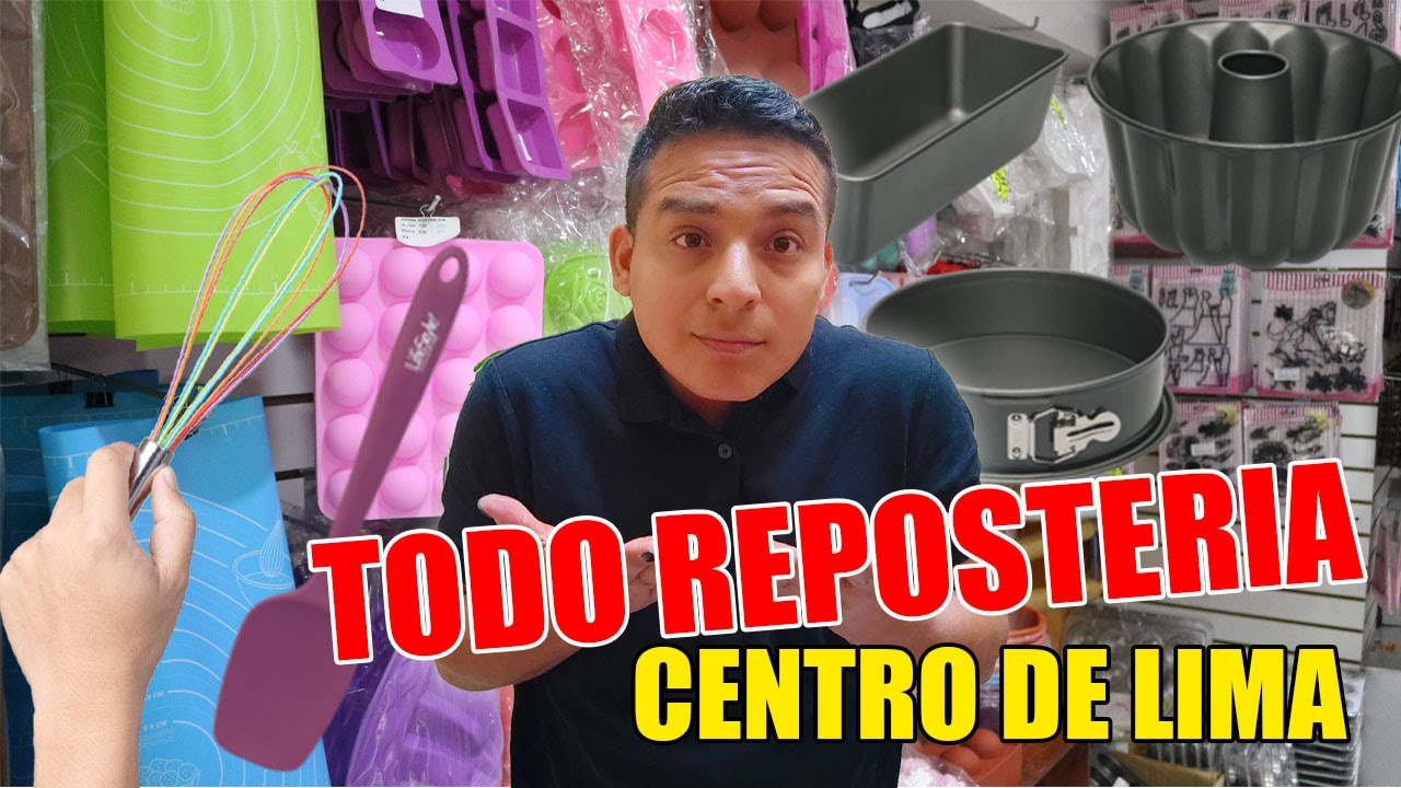 UTENsILIOS DE REPOSTERIA DEL CENTRO DE LIMA / PARURO AGOSTO 2022 - YouTube