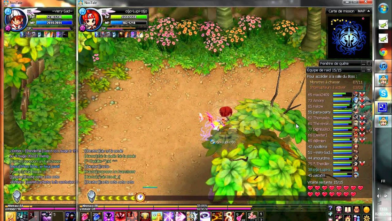 Nostale - Raid Cuby Avec Toute Les Sp Du Jeu - YouTube