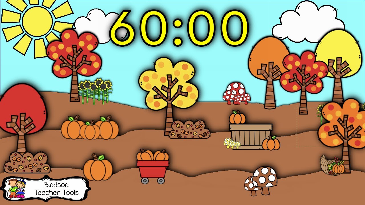 60 Minute Thanksgiving Fun Timer with no music - YouTube