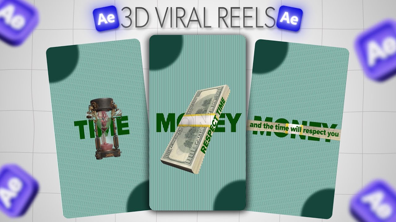 How to Edit 3D Viral Reels in After Effects #3dviralreelsaftereffects ...