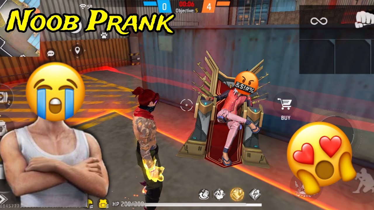 Free fire noob prank 🤯 Free fire no internet prank 🔥 Noob prank All ...