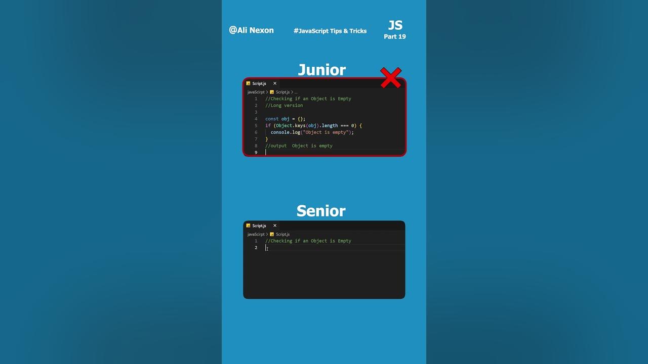 2 Quick Ways to Check if an Object is Empty in JavaScript Part_19 - YouTube