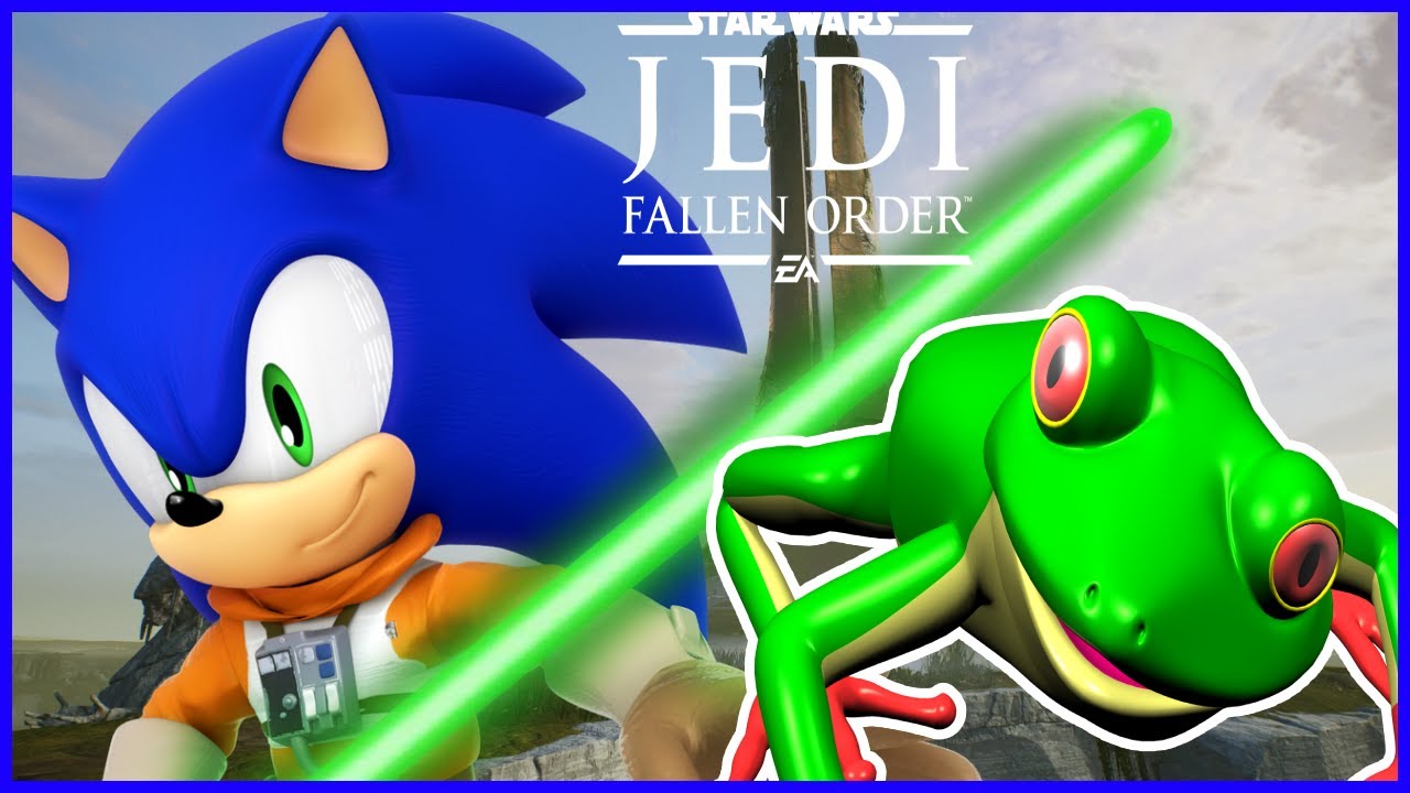 SONIC PLAYS STARWARS FALLEN ORDER PART 2 BIG FROGS - YouTube