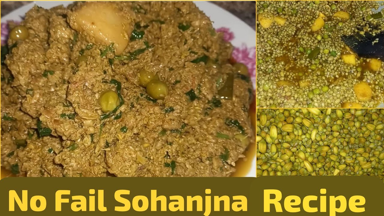 Sohanjna Recipe|Aloo Matar And Sohanjna Recipe|Moringa Recipe - YouTube