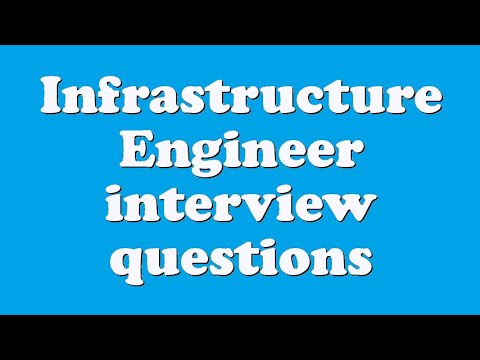 Infrastructure Engineer interview questions - YouTube