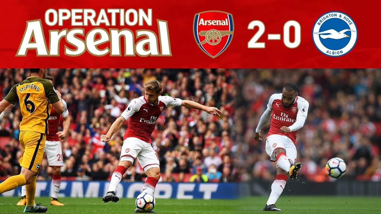 ARSENAL 2-0 BRIGHTON - OPERATION ARSENAL - YouTube