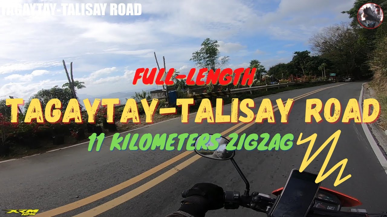 Tagaytay-Talisay Road full exploration | dangerous road | XRM 125 FI ...
