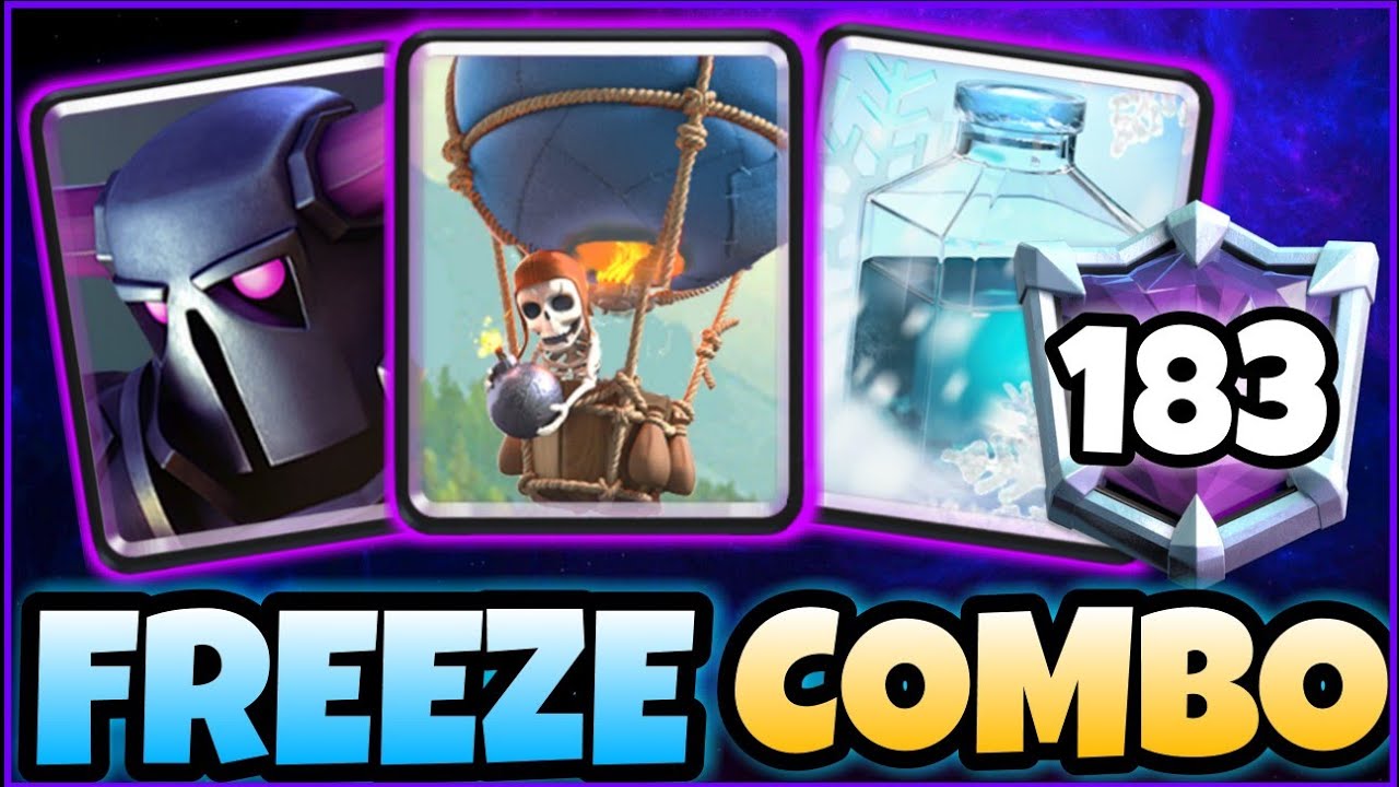 Top Ladder with Pekka Balloon FreeZe Deck.! - YouTube