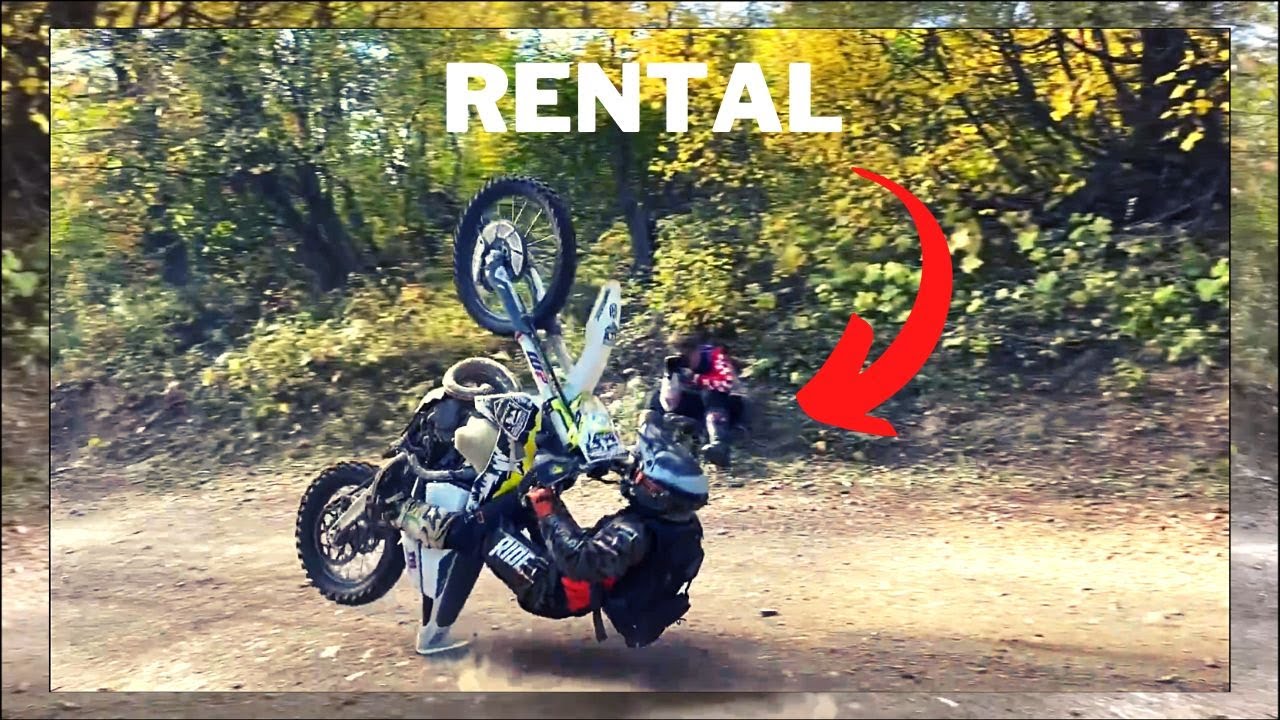 Dude Evan Bro destroys rental bike - YouTube