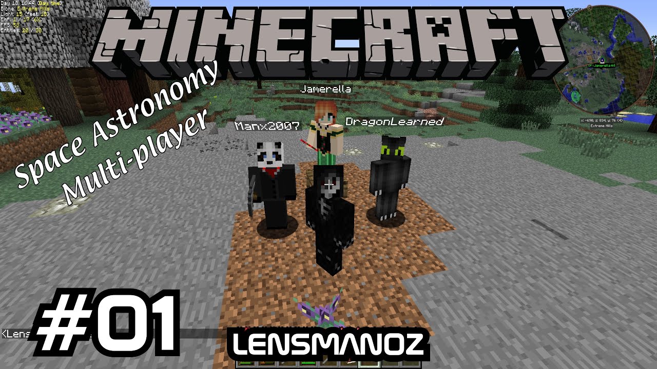 Minecraft - Space Astronomy MP - Ep 1 - Introductions - YouTube