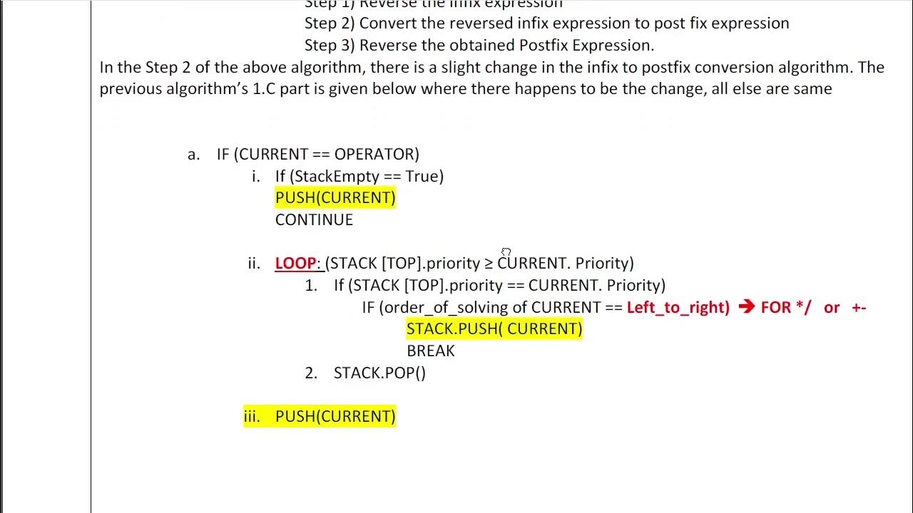 Data Structures || Infix to Prefix Conversion || C Code - YouTube