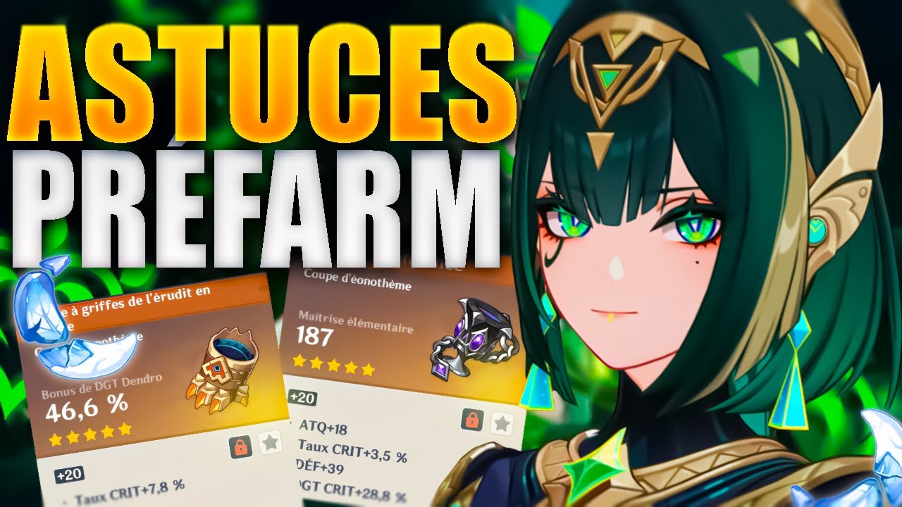 ATTENTION ! ÉVITEZ cette ERREUR sur NEFER ! PRÉ-FARM et ASTUCES Genshin ...