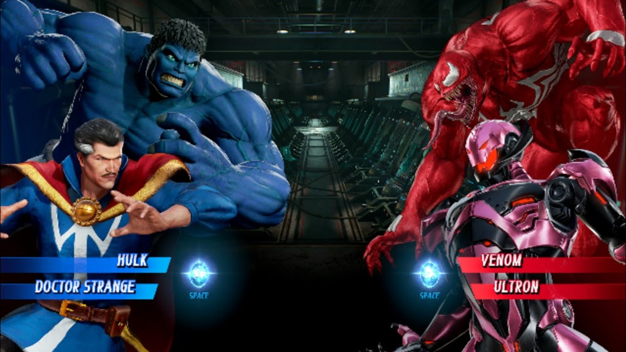 hulk & Doctor Strange Vs Venom & Ultron [Very Hard] Marvel Capcom - YouTube