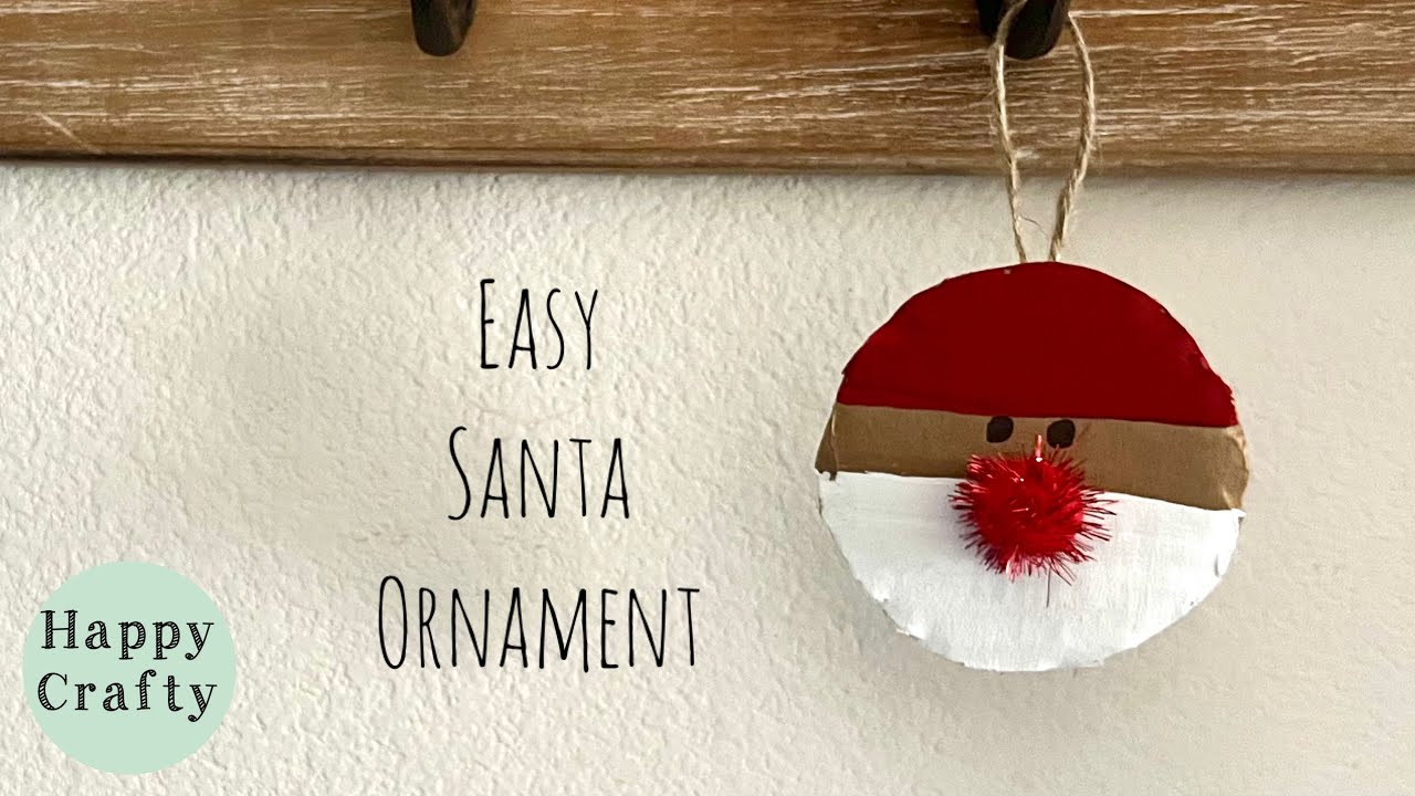 🎅🏼 🎄Santa Ornament | Christmas Tree Decorations Ideas - YouTube