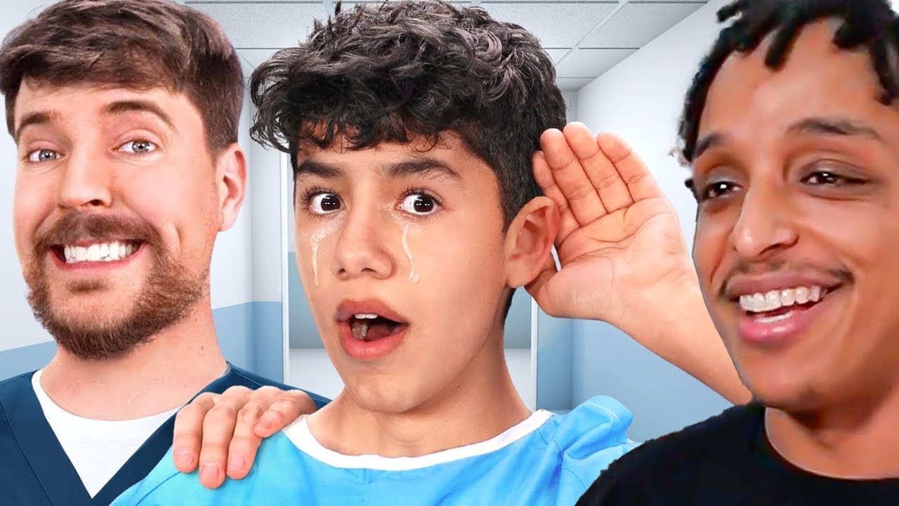 Mr Beast HELPED 1,000 People Hear for the FIRST Time - YouTube