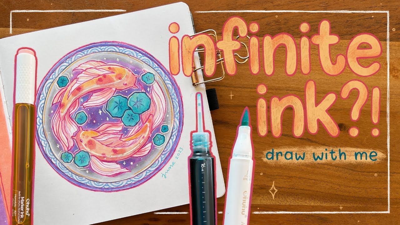 Guess I'll never run out of Ink again!? Ohuhu Marker Refills - YouTube