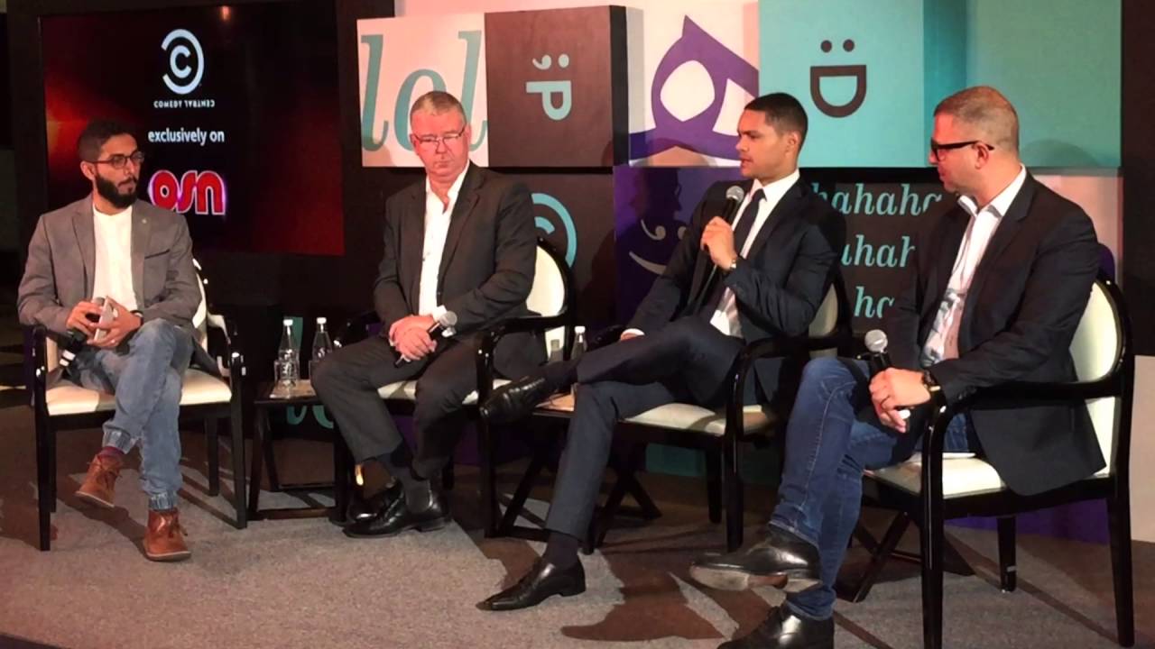 The Daily Show's Trevor Noah launches Comedy Central in Dubai - YouTube
