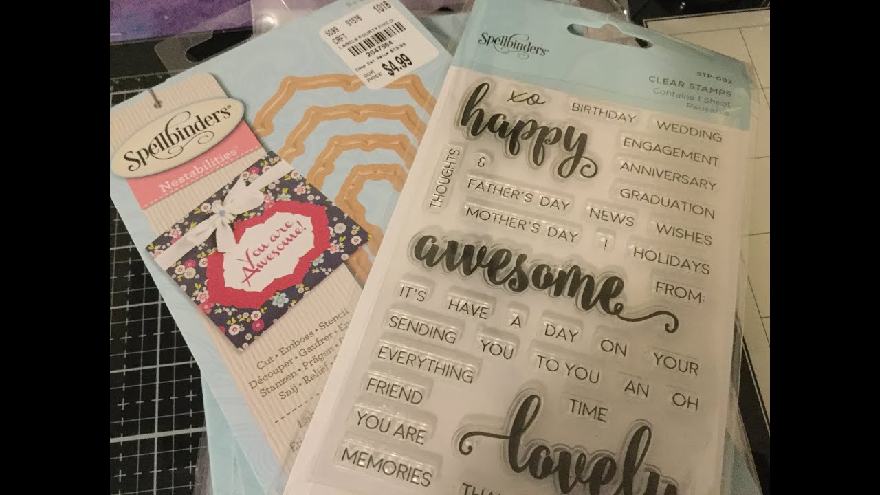 Haul From Spellbinder & Hero Arts - YouTube