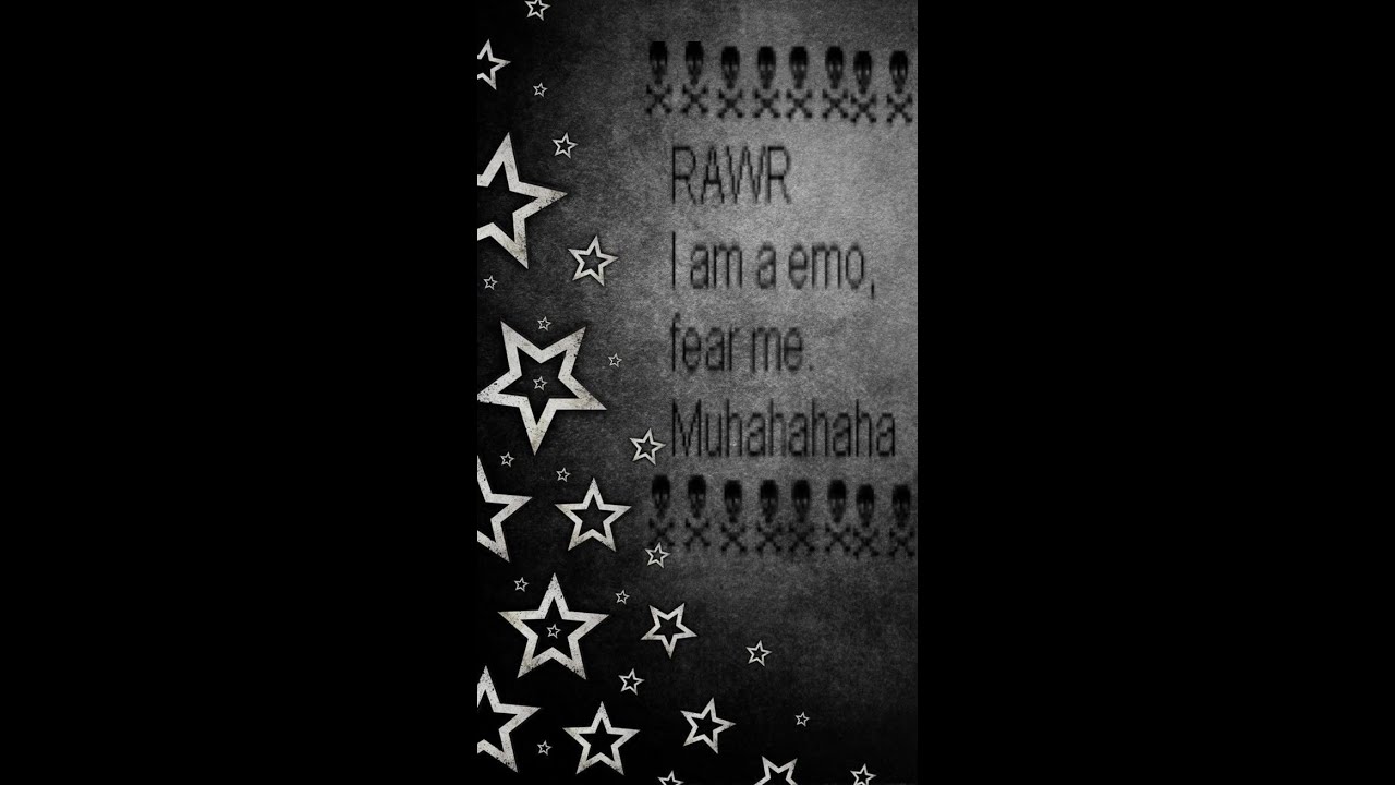 rawr im emo fear me! - YouTube