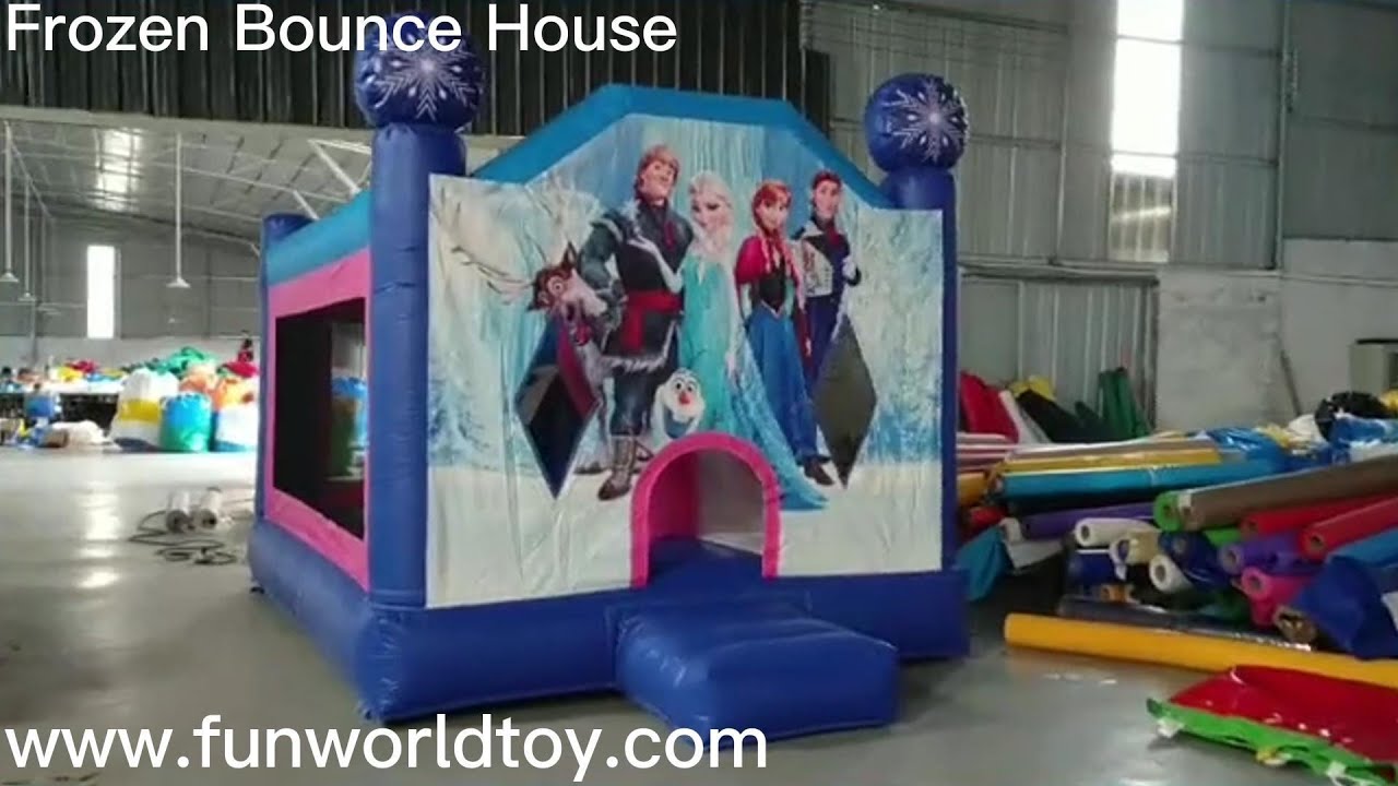 Frozen Inflatable Bounce House - YouTube