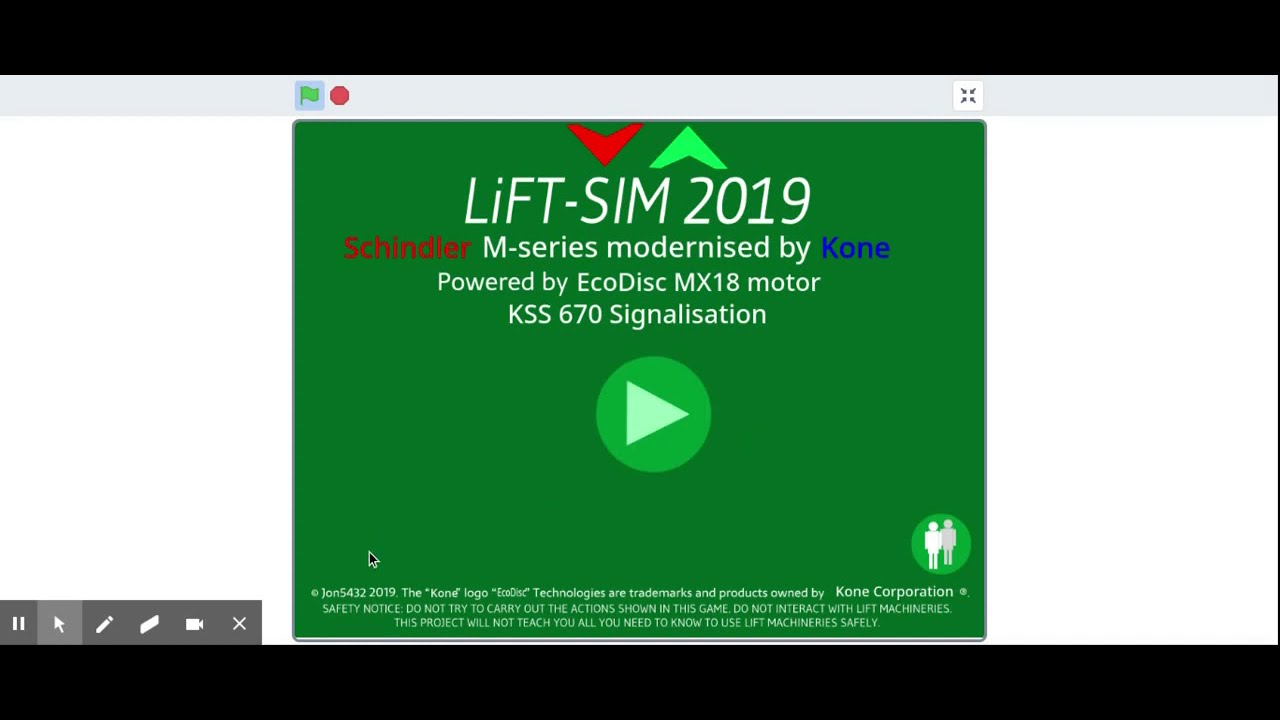 Lift-Sim 2019 - Schindler M-series modernised by Kone sim - YouTube