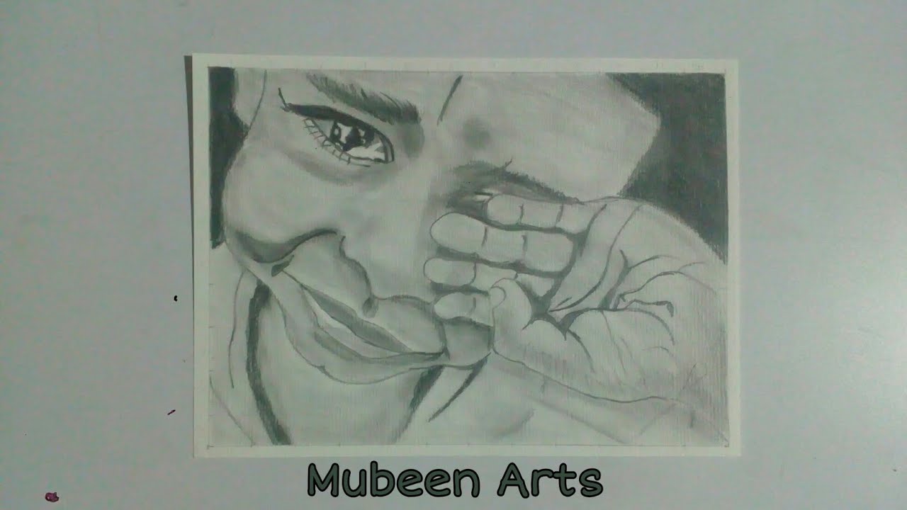 Crying Baby Very Easy Drawing | How To Draw Crying Baby | Step By Step ...